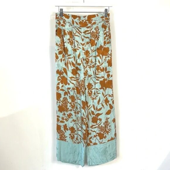 Mos Mosh | Pants & Jumpsuits | Mos Mosh Rita Mint Stencil Floral ...